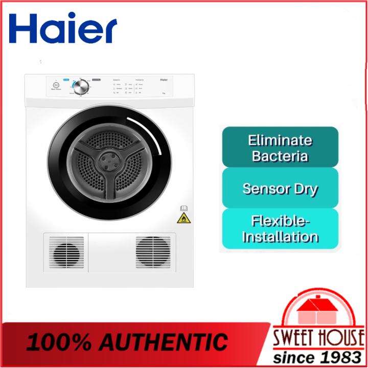 Haier 7KG Reversible Vented Dryer Without Display Panel HDV70A1 | Lazada