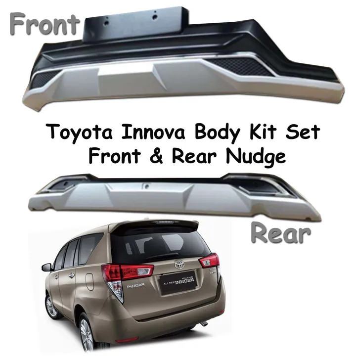 2016-2020 INNOVA Body Kit Set Front & Rear Nudge Bar Under Runner ...