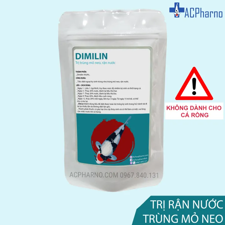 Dimilin 10gr Diệt rận nước, trùng mỏ neo dành cho cá koi, cá vàng, cá ...