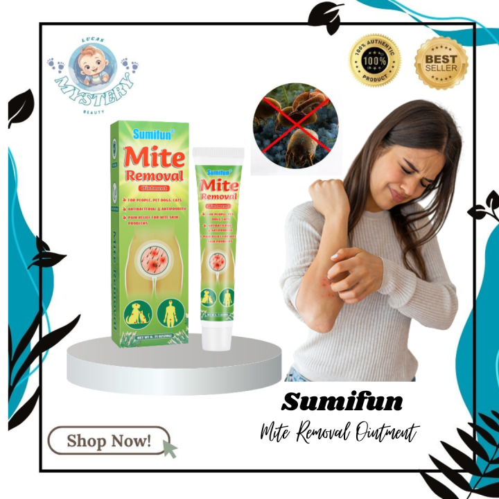 100% EFFECTIVE 20g Mite Removal Cream NonPungent Anti-Itch Scabies ...