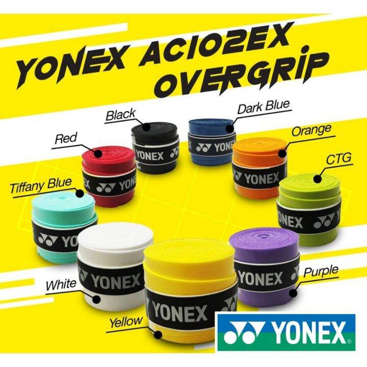 Ready Stock】 Good Quality Yonex Overgrip AC102EX Super Grap Badminton ...