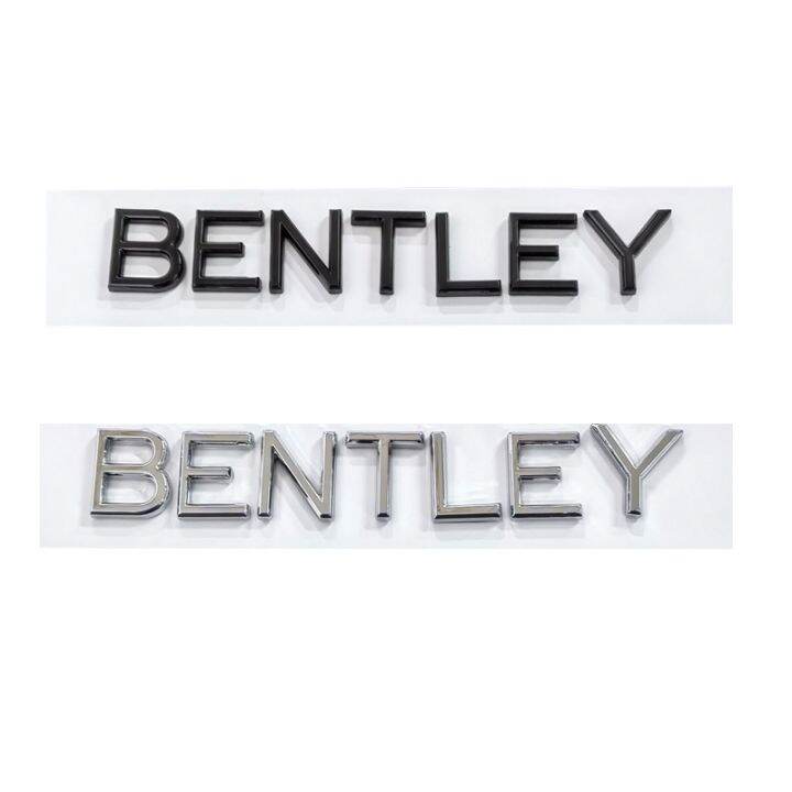 Car letter emblem for BENTLEY Flying Spur Bentayga Continental GT Rear ...