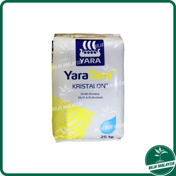 YARA YaraTera Kristalon 13-40-13 Yellow 25KG Fully Water-Soluble NPK ...