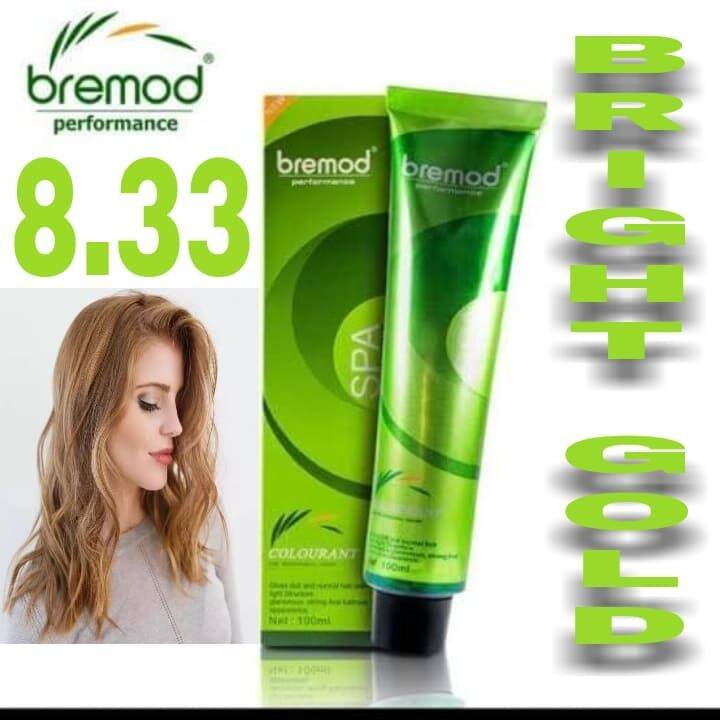 Bremod Performance SPA Hair Color (8.33 BRIGHT GOLD ) 100 ML | Lazada PH