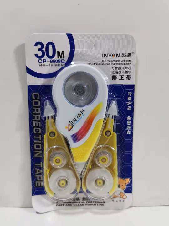 Correction tape 2in1 3in1 school supplies office supplies 30M with re-fill included | Lazada PH