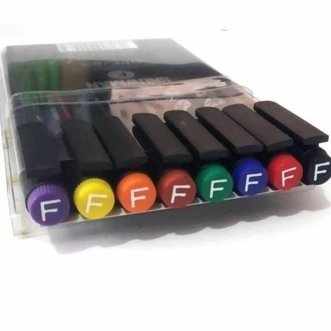 Spidol Snowman OPM OPF OHP Aneka Warna 4s 6s 8s Permanen Drawing Pen ...