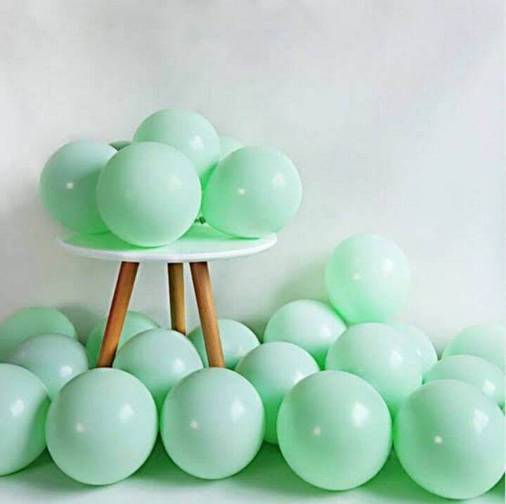 PASTEL MINT GREEN Color Balloon (25 pcs per pack) | Lazada PH