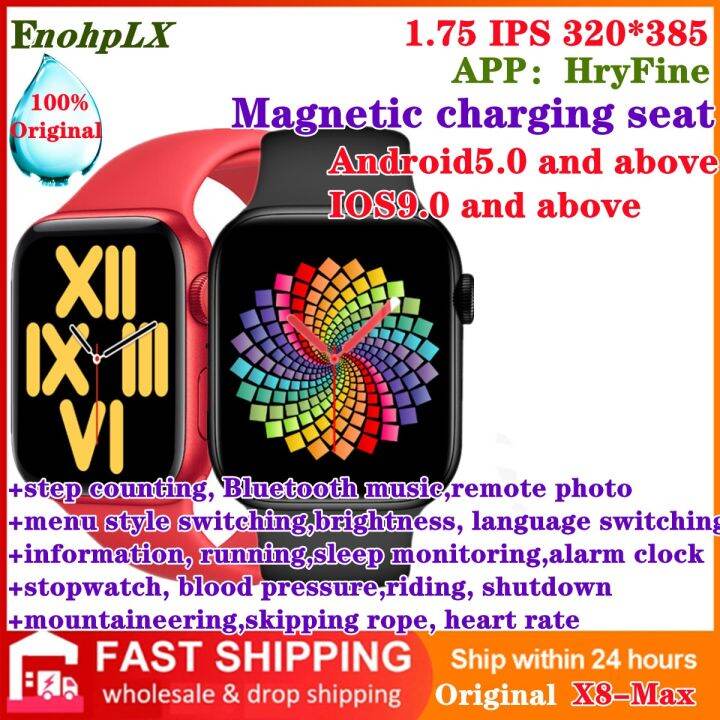 X8 Max Original X8Max Smart Watch 1.75 quot; Custom Dia BT Call Sports ...