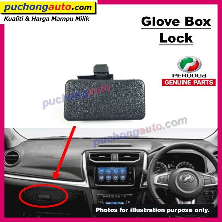 Glove Box Lock Dashboard Drawer Laci - Perodua Aruz - Original Perodua | Lazada