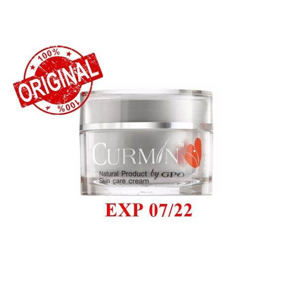 การประกันคุณภาพ CURMIN เคอร์มิน Cream By GPO ครีมหน้าเด้งสูตร original 15g.50g. | Lazada.co.th