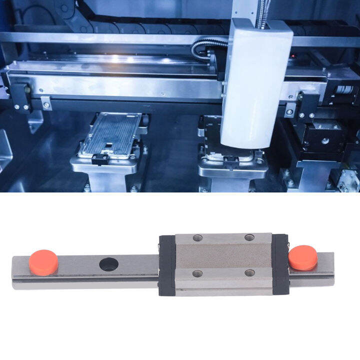 Mini Linear Guideway Rail Easy Installation MGN9H Bearing Steel Linear Guide Rail Wide ...