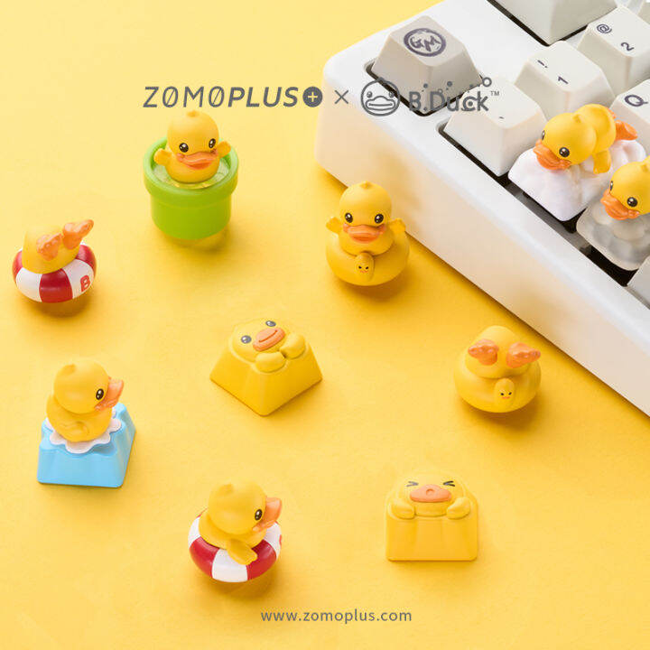 ZOMO x B Duck Cute 3D Yellow Duck Personality Keycap Blind Boxs ...