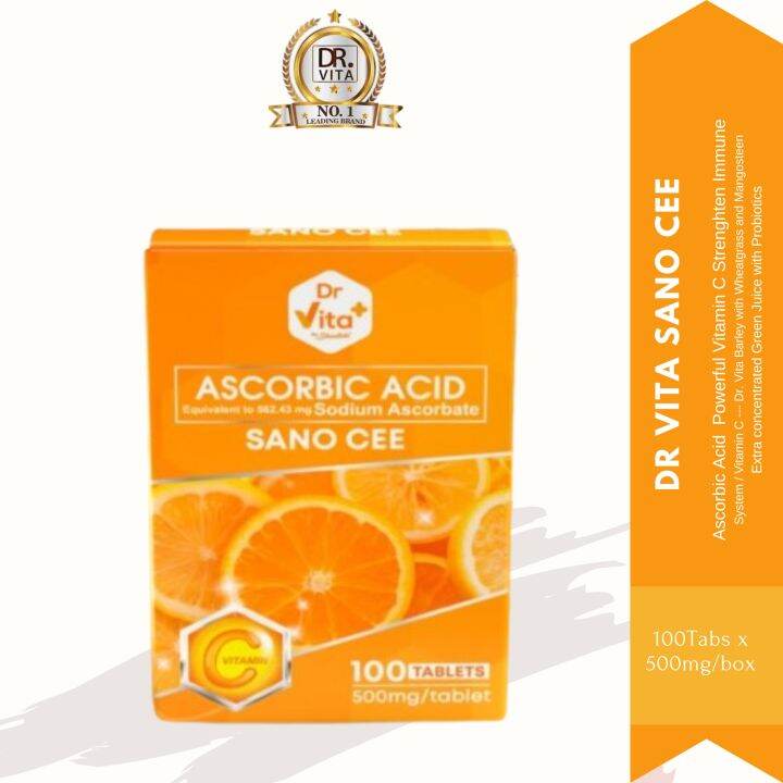 Dr. Vita SANO CEE Sodium Ascorbate/Vitamins for Adults / /Immune System ...