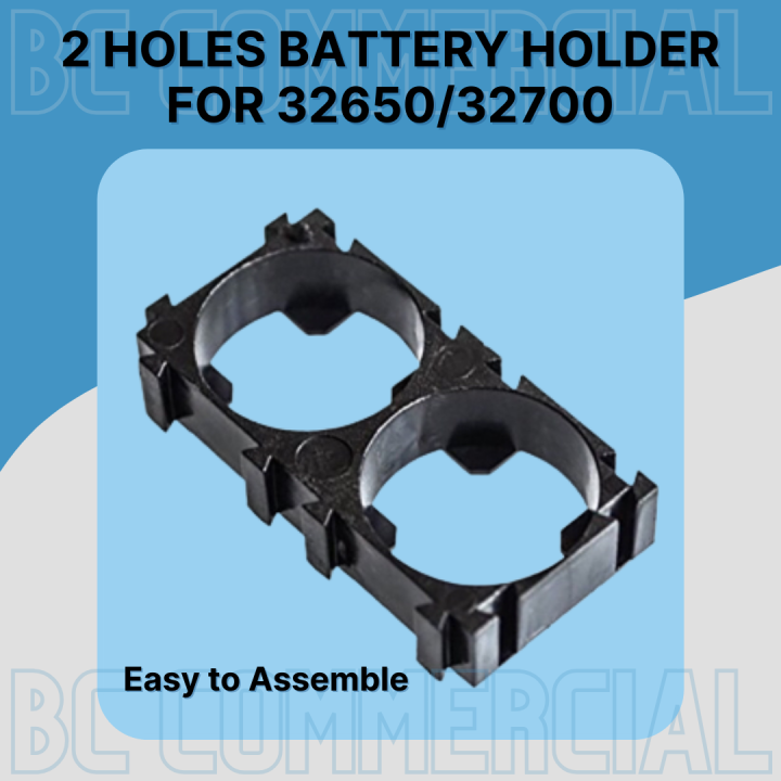 2 HOLES BATTERY HOLDER FOR 32650 / 32700 LifePo4 battery | Lazada PH