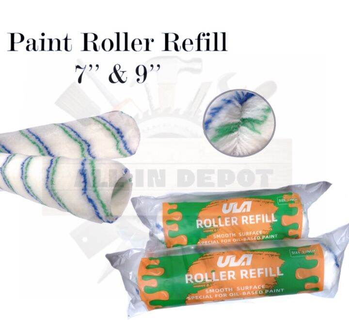ULA Paint Roller Refill 7" & 9" Cotton type | Lazada PH