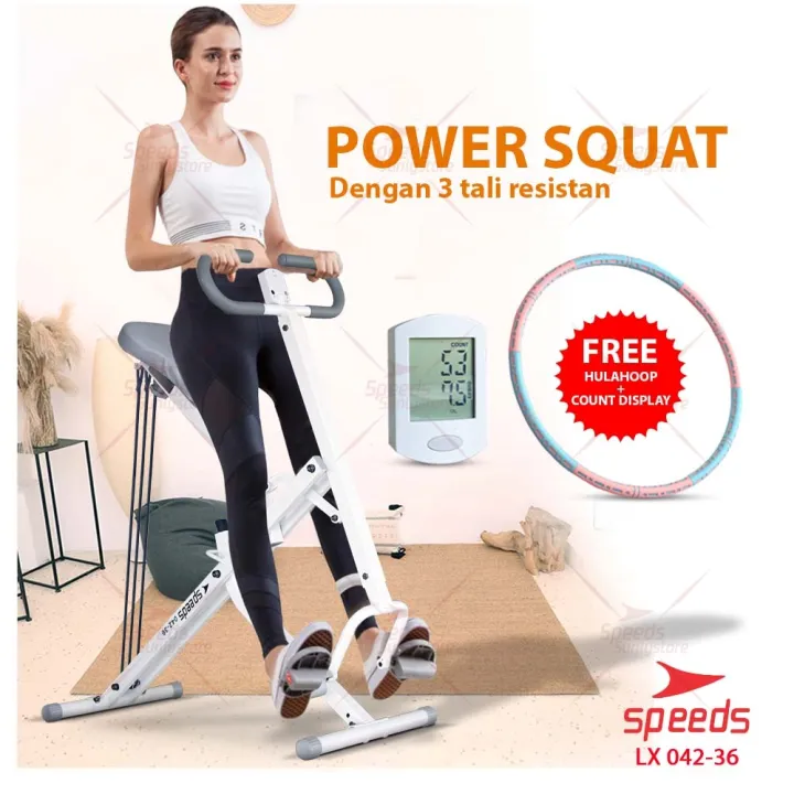 SPEEDS Power Squat Home Squat Power Rider Sports Equipment Alat ...