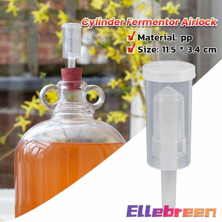 Cylinder Fermentor Airlock Check Valve Air Lock Home Brew Wine Beer ...