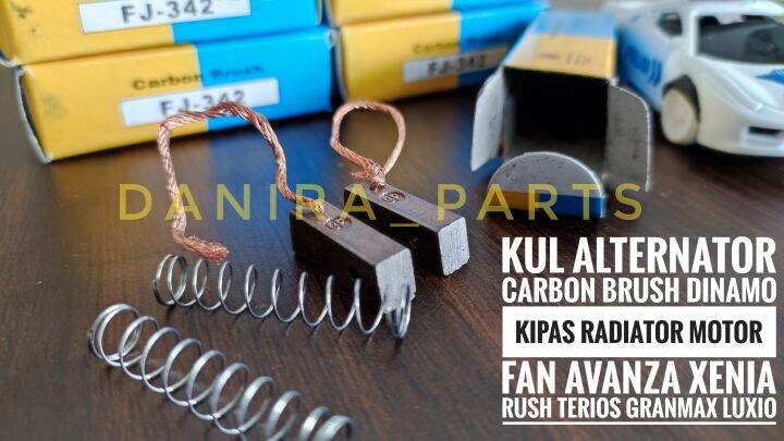 Kul Altenator Carbon Brush Dinamo Kipas Radiator Motor Fan Avnza Xenia ...