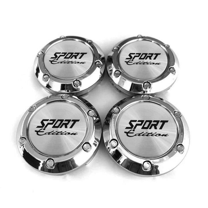 Style Hosher 4pc 66mm Sport Edition Logo Black Silver Car Modified ...