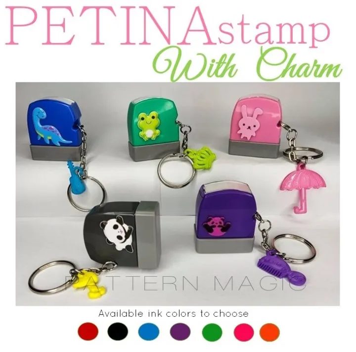 Personalized stamp Customized rubber stamps PETINA pre inked self ...