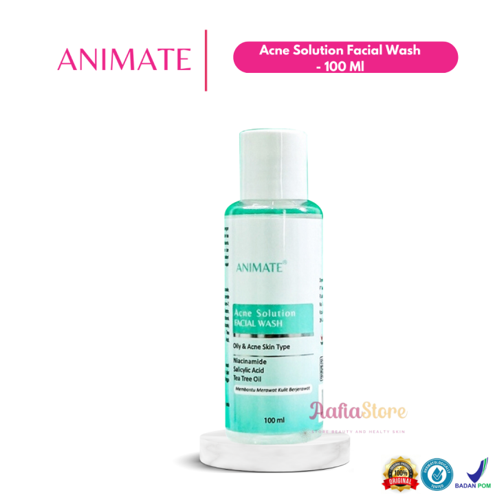 Animate Acne Solution Facial Wash 100 ml | Lazada Indonesia
