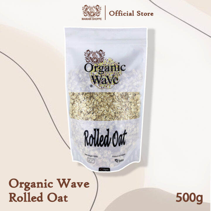 Mamami Organic Wave Rolled Oats 500g | 妈妈咪有机 | Lazada