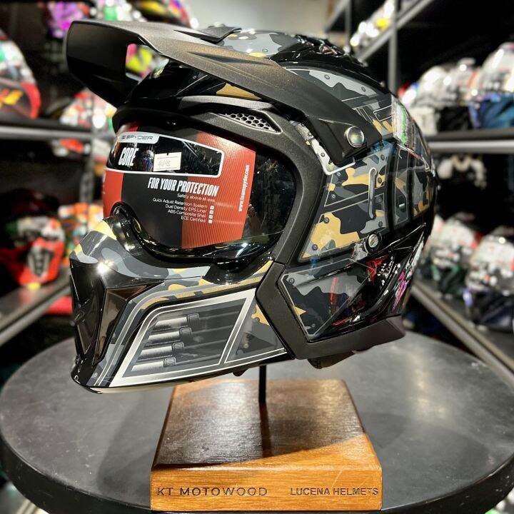 SPYDER CORE S3 Dual Sport Helmet w/ FREE (2) EXTRA VISOR | Lazada PH