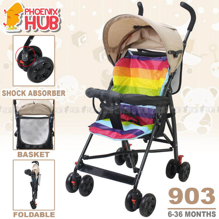 Phoenix Hub 903 Foldable Lightweight Mesh Baby Stroller Baby Travel ...