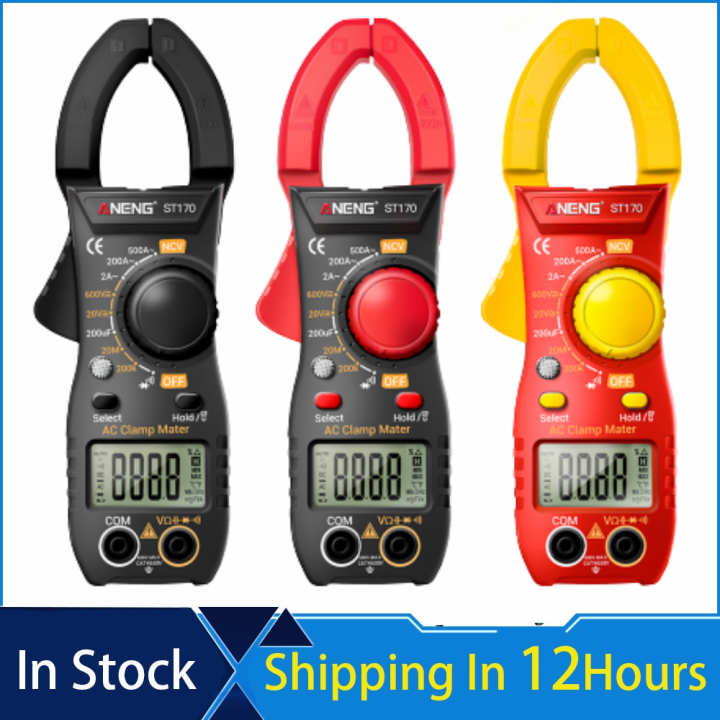 ANENG ST170 Digital Clamp Meter DC/AC Multimeter Diode Current ...