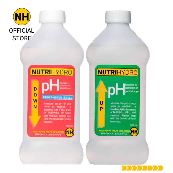 NutriHydro pH Adjuster COMBO | pH Up & pH Down | Phosphorus Based | Lazada PH
