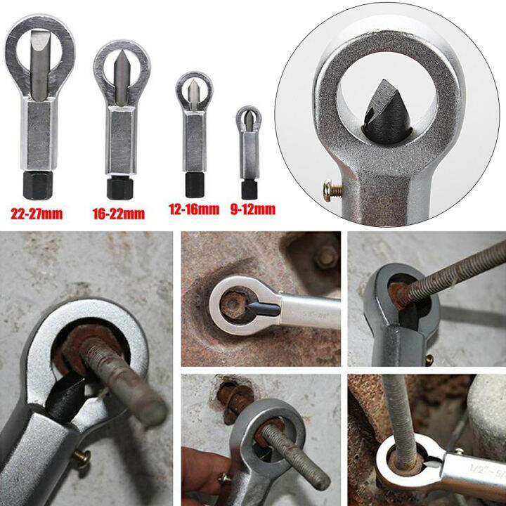 LO 【Ready Stock】 1/4pc Nut Splitter Braker Rusty Nut Bolt Separator ...
