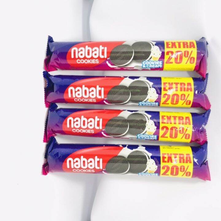 Bánh Thỏi Nabati Cookies&Cream 112g +24 g | Lazada.vn