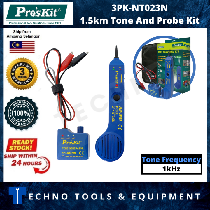PROSKIT 3PK-NT023N Tone And Probe Kit | Lazada