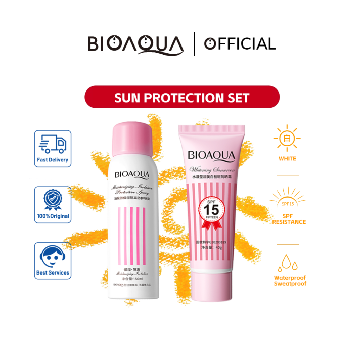 BIOAOUA Summer Moisturizing and Moisturizing Sunscreen Combination ...