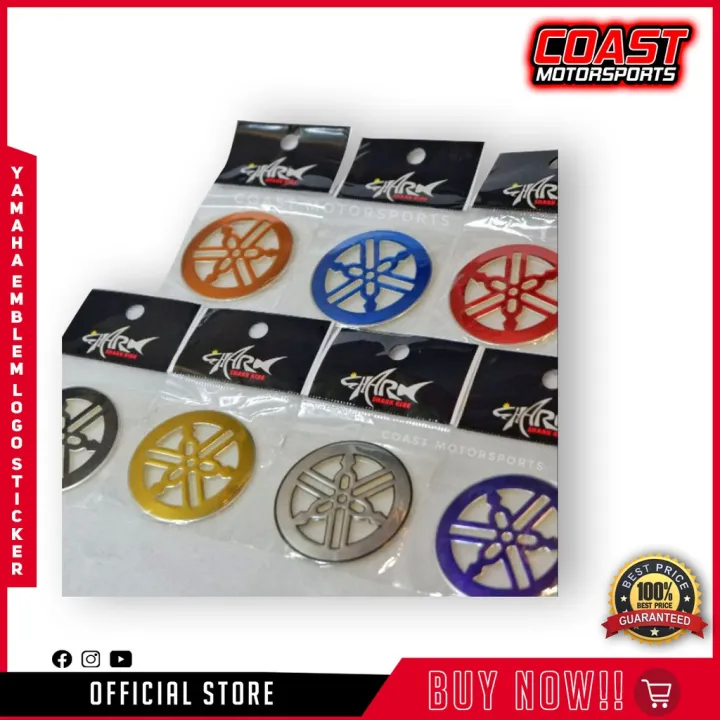 Yamaha Emblem logo sticker aluminum | Lazada PH