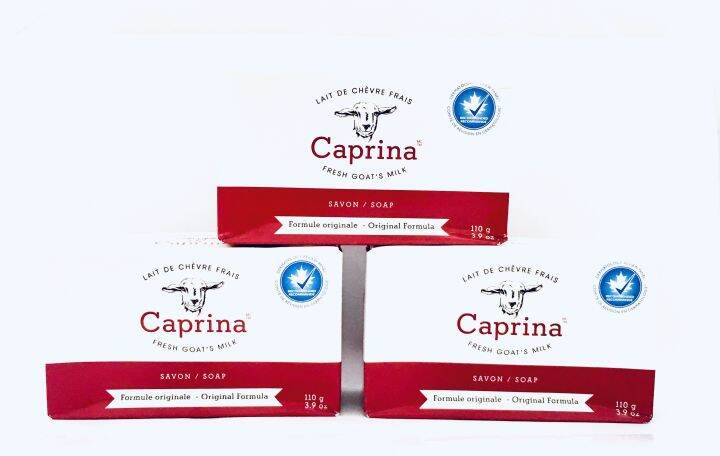 Caprina Original Fresh Goat's Milk Soap 110g (3.9 Oz) Pack of 3 | Lazada PH