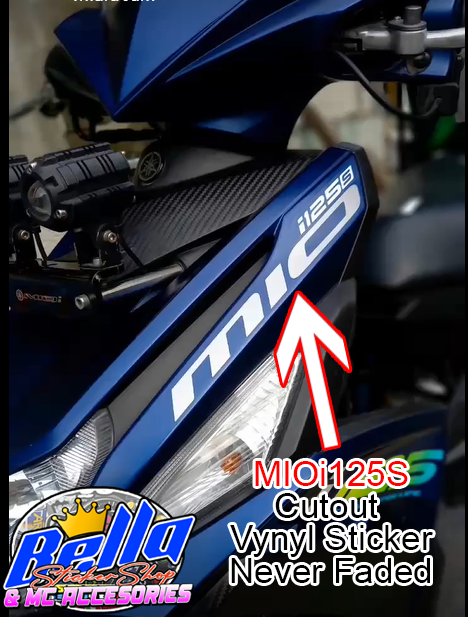 MIO i125 Cut-out Vinyl Sticker, Never Faded, Quality Made | Lazada PH