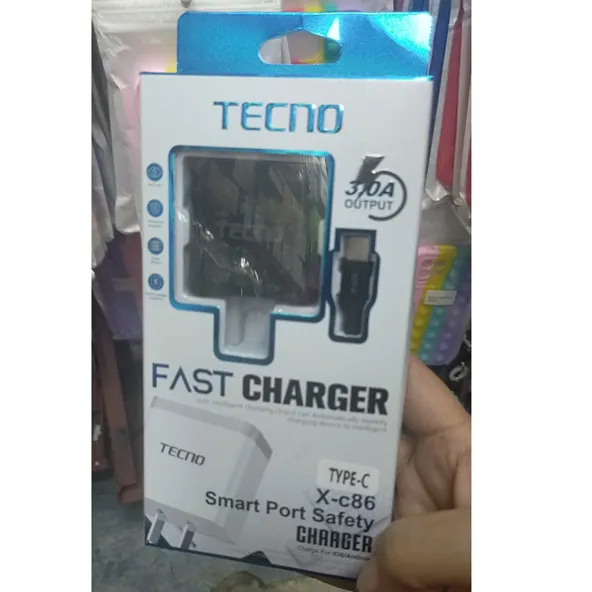 100%ITEL INFINIX TECNO Orig X-c86 3.0A Smart Wall Fast Charger USB ...
