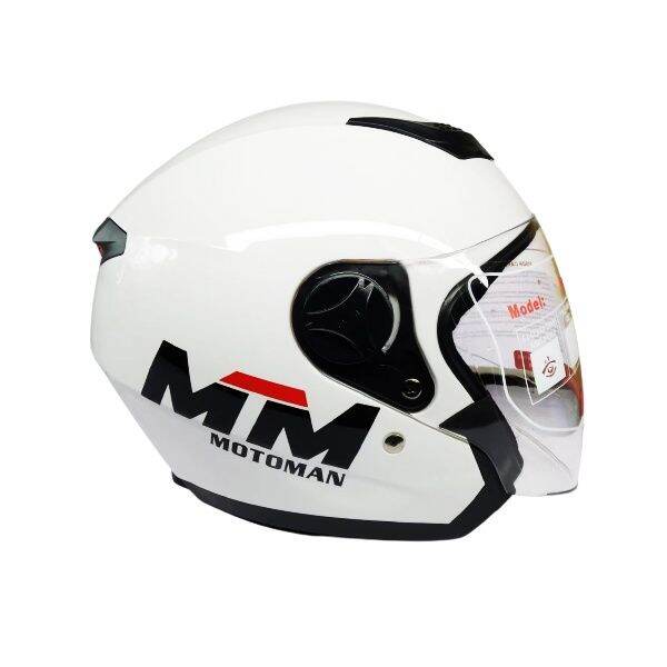 COD Half Face MM Motoman Helmet Large #729 | Lazada PH