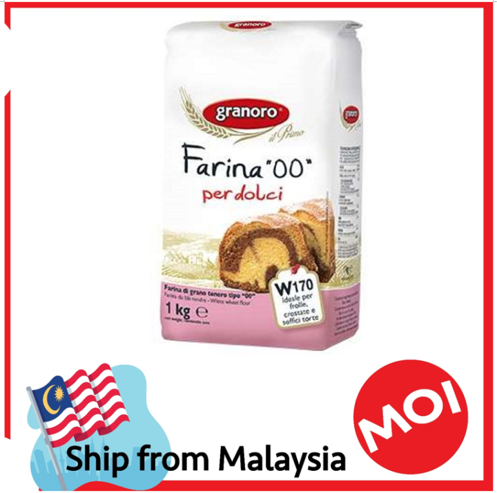 GRANORO FARINA "00" Dolci Cake Flour Super fine Italy IMPORTED 1Kg | Lazada