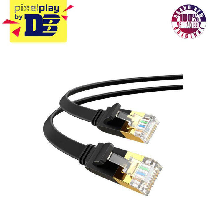 UGREEN Cat 7 U/FTP Flat Ethernet Cable 1M (Black) (NW106/11260) | Lazada PH