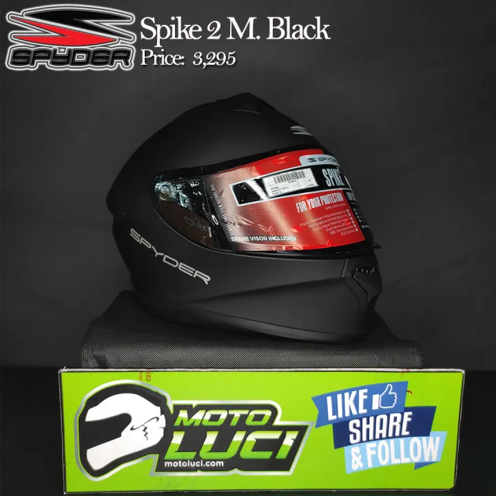 SPYDER SPIKE HELMET WITH FLASH VISOR | Lazada PH