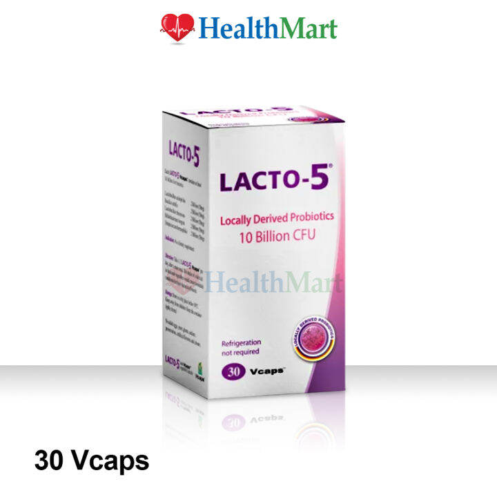 LACTO-5 Probiotics 10 Billion CFU (30 Vcaps) | Lazada