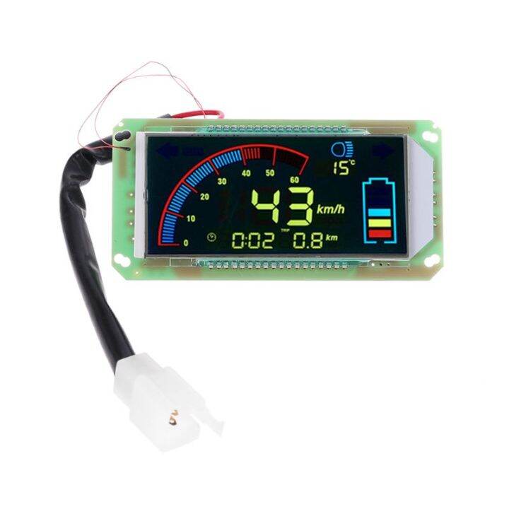 Motorcycle Speedometer Gauge Mini Universal LED Motorcycle Meter ...