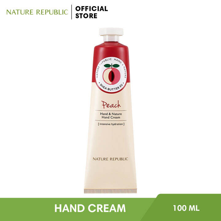 NATURE REPUBLIC HAND & NATURE PEACH HAND CREAM 100 ML | Lazada PH