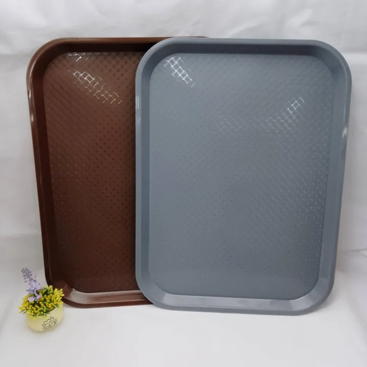 21" PLASTIC FAST FOOD TRAY / FRUIT TRAY / MULTI-PURPOSE TRAY / CANTEEN ...