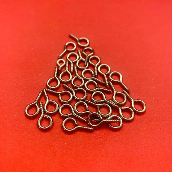 Paku Ulir 0.5mm Sekrup Skrup Kepala Bulat Warna Silver Kait Resin Eye ...