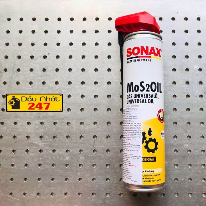 Dầu bảo vệ, bảo quản nhựa và kim loại Sonax MoS2 Oil 400ml | Lazada.vn