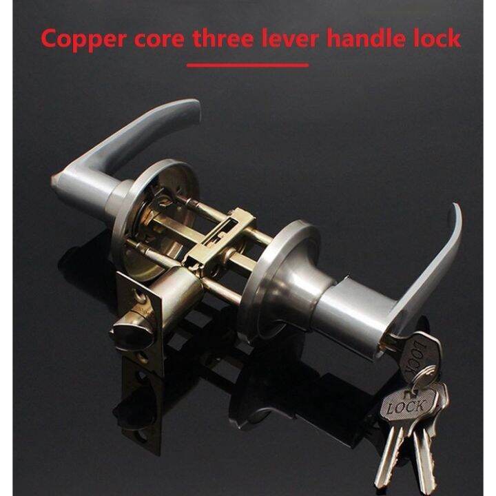 Stainless Steel Door knob Double Lock Combo Lockset Deadbolt And ...