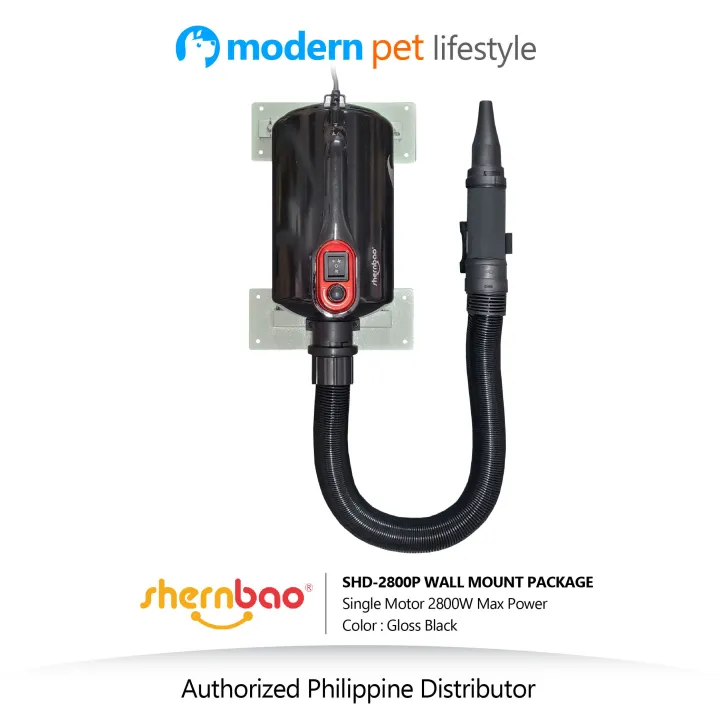 SHERNBAO HIGH VELOCITY SINGLE MOTOR BLOWER WITH WALL MOUNT BUNDLE SET ...